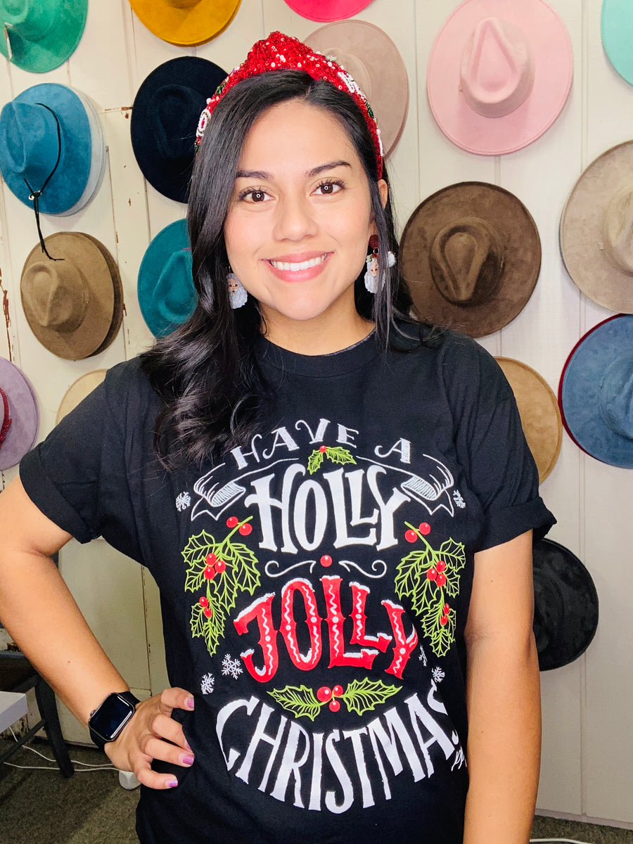 Have a Holly Jolly Christmas tee – Martha Gene