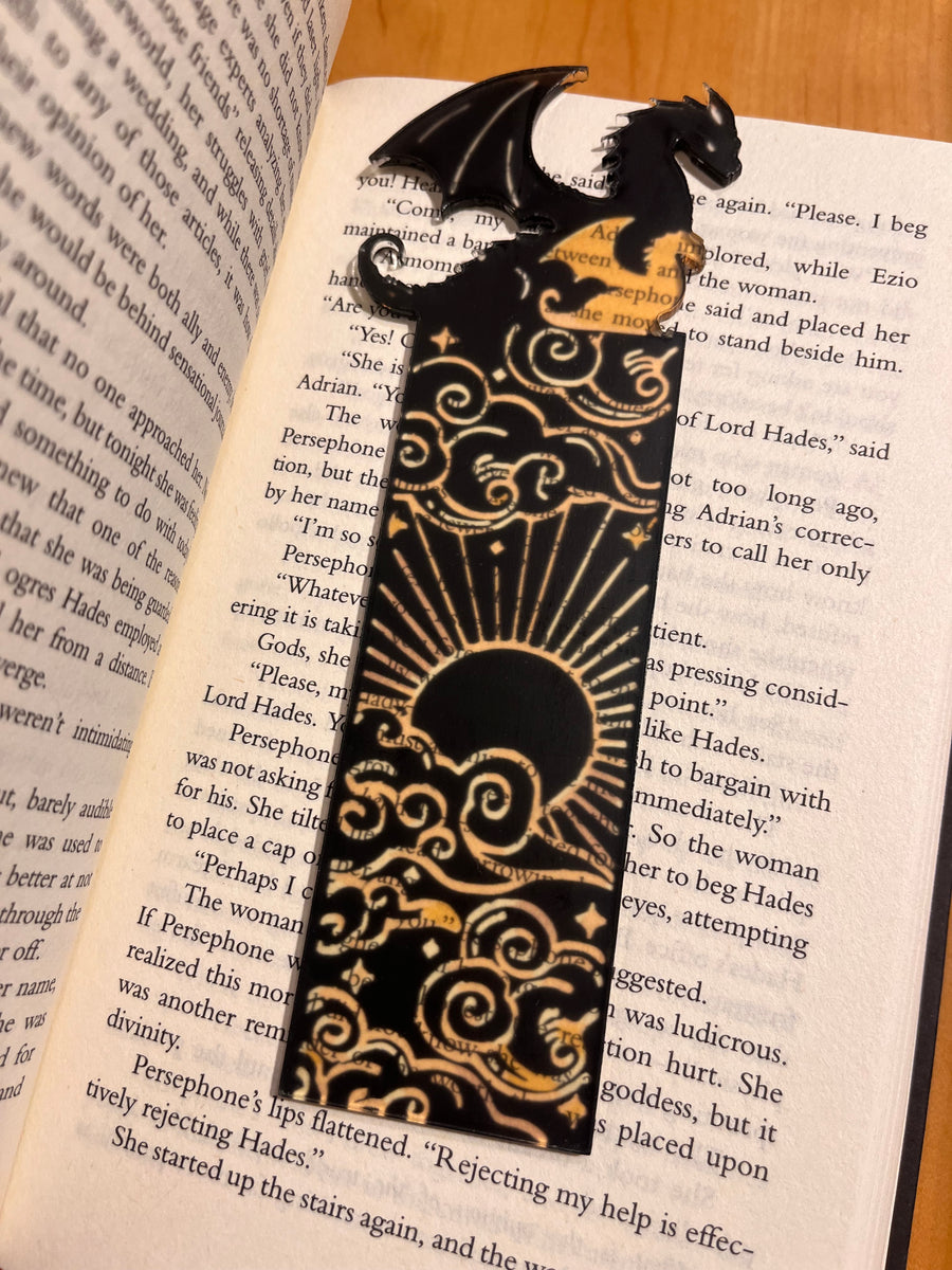 Acrylic detailed book marks – Martha Gene
