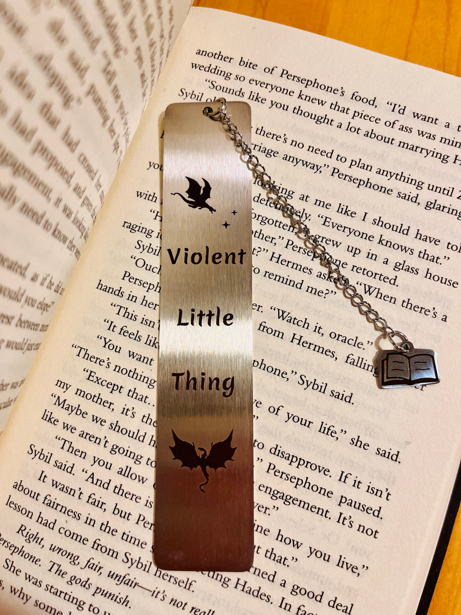 Metal engraved bookmarks – Martha Gene