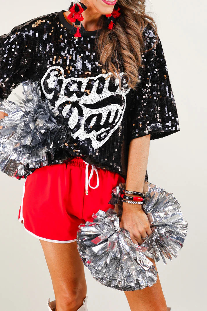 Sequin Game Day Top – Martha Gene