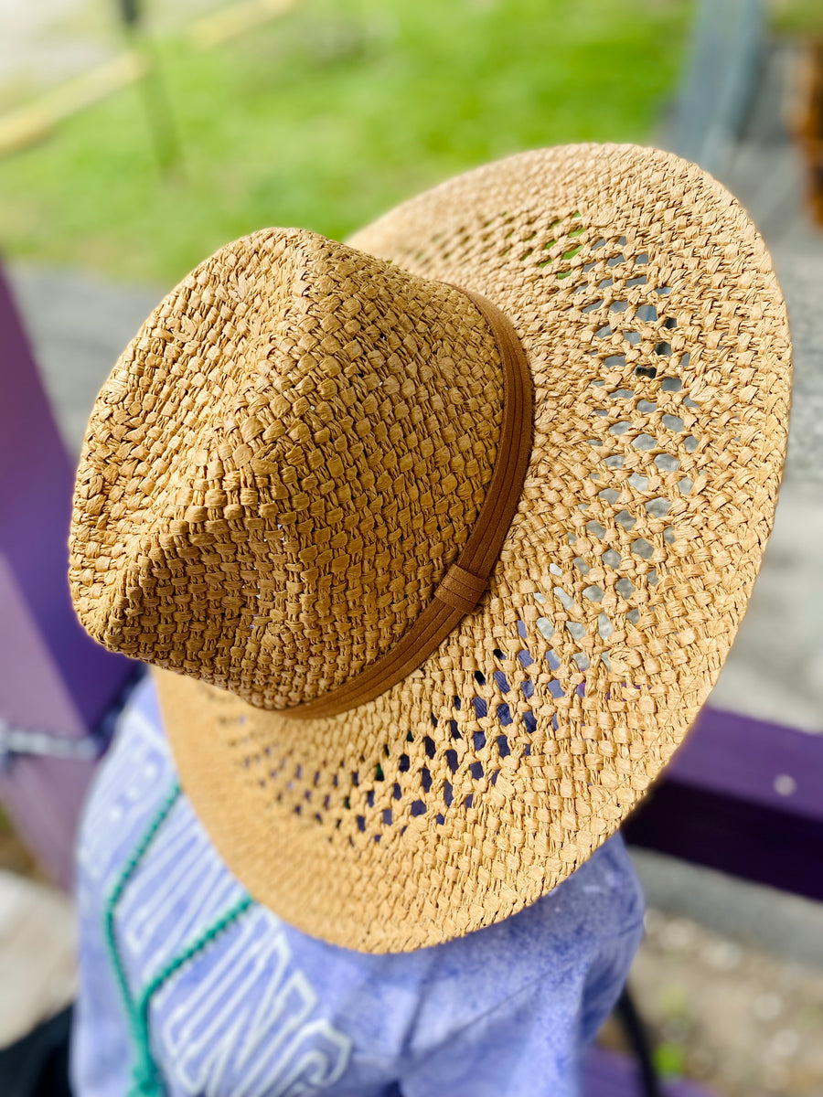 Wide Brim Straw Hat – Martha Gene